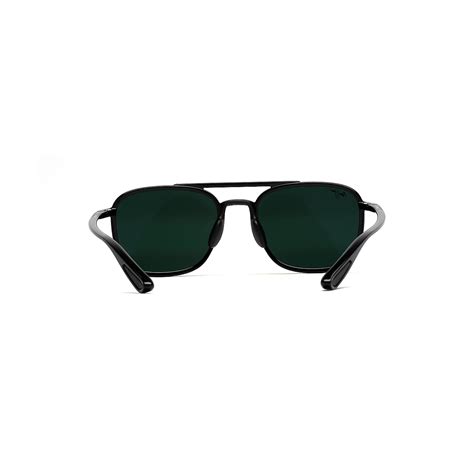 Maui Jim Unisex Keokea Polarized Square Aviator Sunglasses Academy