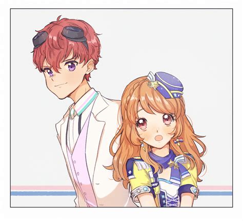 Ozora Akari And Sena Tsubasa Aikatsu And 1 More Drawn By Sasa
