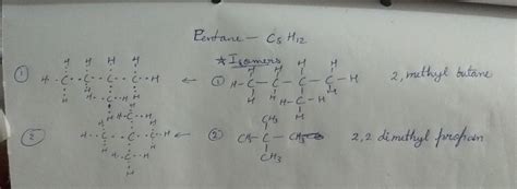 Three Structural Isomers Have The Formula C5h12 Draw The 58 Off