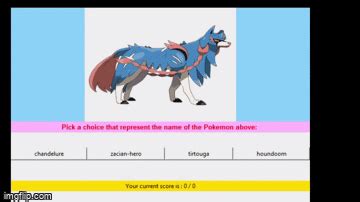 GitHub HuiHongOP The Pokemon Image Game