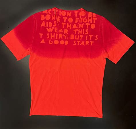 Maison Margiela Margiela Flocked Aids T Grailed