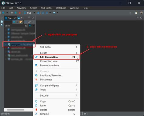 DBeaver Can Only See Default PostgreSQL Database In Connection Stack Overflow
