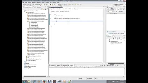 Java Helloworld Program In Eclipse Youtube