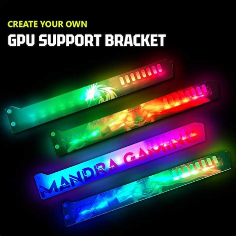 Design Your Own Custom RGB GPU Support Bracket Addressable Etsy