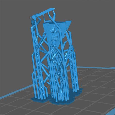 3d Printable Modron Tridrone Geometric Warrior By Nonpareil Institute