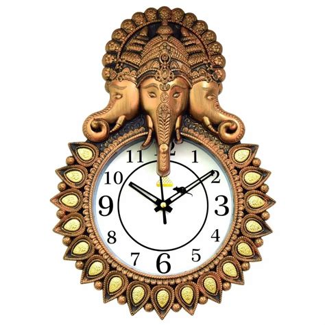 Ganesh Analog Wall Clock Size 8x8 Inch At Rs 125piece In Morbi Id
