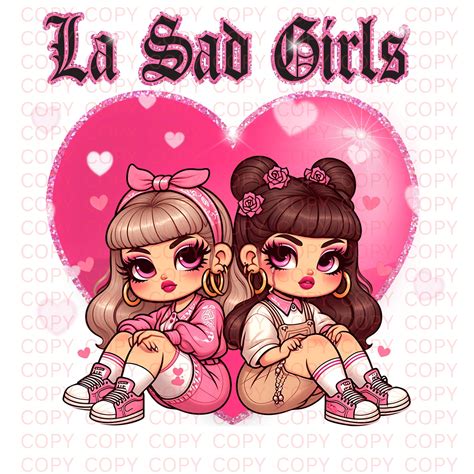 La Sad Girls Chola Chicana Designs Png Sublimation Mexican T