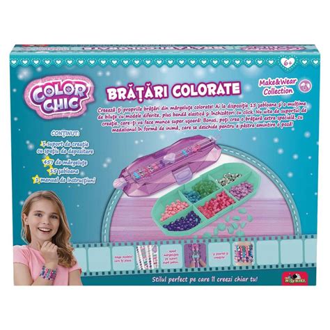 Set Pentru Confectionarea Bratarilor Colorate Color Chic Noriel
