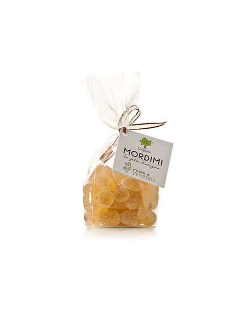 Le Querce Organic Honey And Ginger Jelly Candy 100 Gr Buonitalia