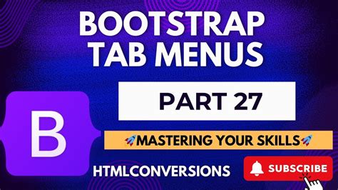 Bootstrap Tab Menus YouTube