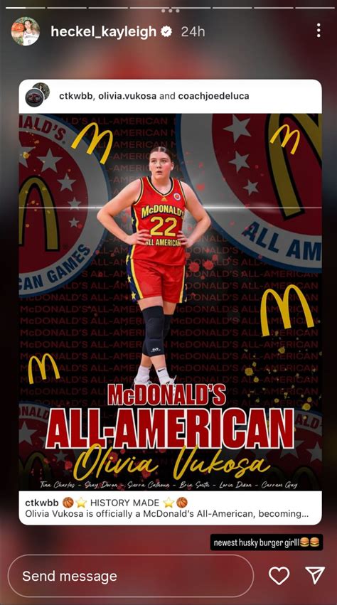 Kayleigh Heckel Shares 4 Word Reaction As 2026 Commit Olivia Vukosa