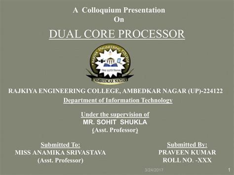 Dual Core Processor PPTX