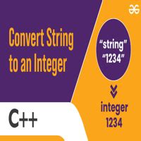 C Program To Convert String To An Integer Geeksforgeeks Videos