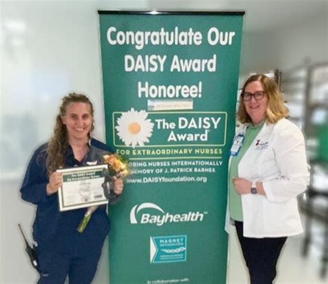 Rainey Earns Bayhealth Daisy Award Bay To Bay News