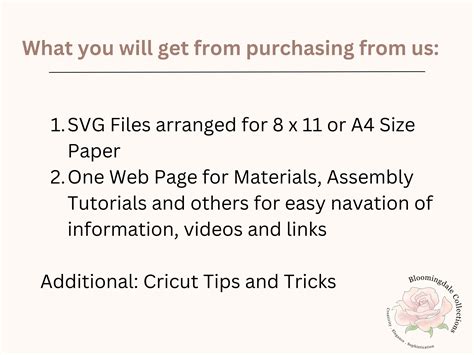 Paper Flower Carnation Template Carnation And Leaves Digital Svg Video