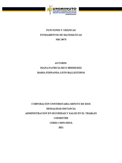 Funcion Lineal Y Cuadratica Pdf