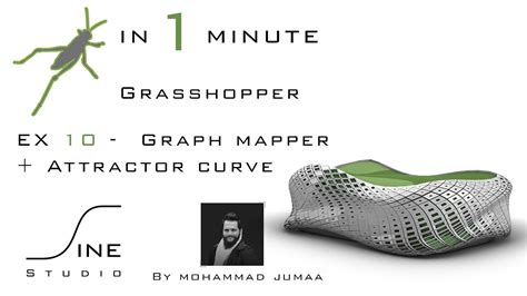 Grasshopper In 1 Minute Ex 10 Graph Mapper Attractor Curve Youtube