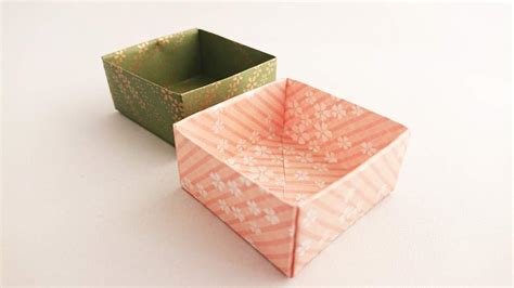 How To Fold An Origami Paper Box Paper Crafts Instructions And Diagram Origami