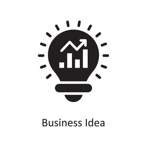 Business Idea Vector Solid Icon Design Illustration Business And Data Management Symbol On