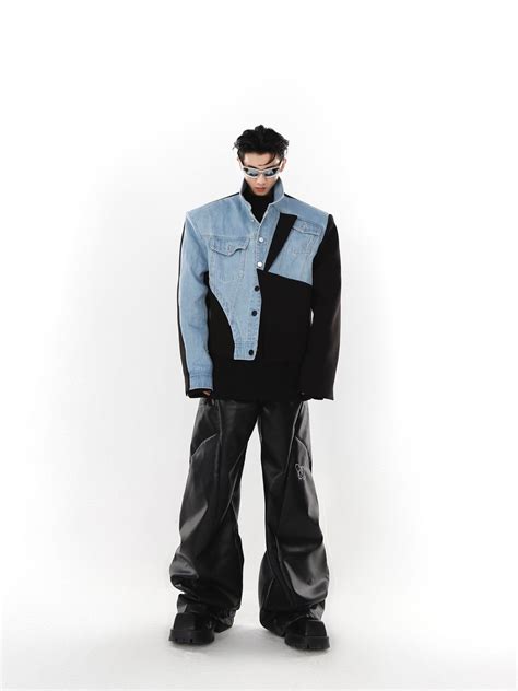 Culture Deconstructed Denim Jacket Mens Outfits Streetwear Men