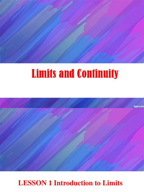 lesson 1 introduction to limits pdf function mathematics