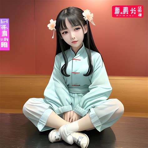 清晨的第一缕阳光照射在了少女的脸上，少女大大的眼睛 天真无邪 Arthub Ai
