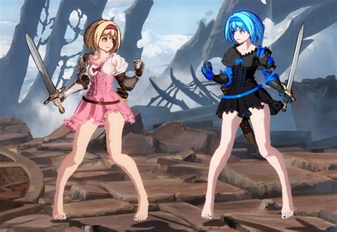 Gbfv Mod Djeeta Syta Barefooted By Segadormods On Deviantart