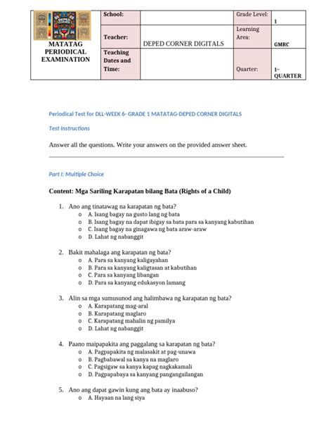 Pt Week 6 Gmrc Deped Corner Digitals Pdf