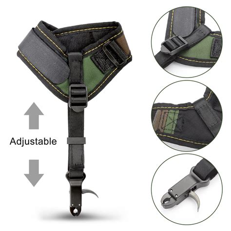 Archery Wrist Release Aid Trigger Strap Caliper Compound Bow Hunting
