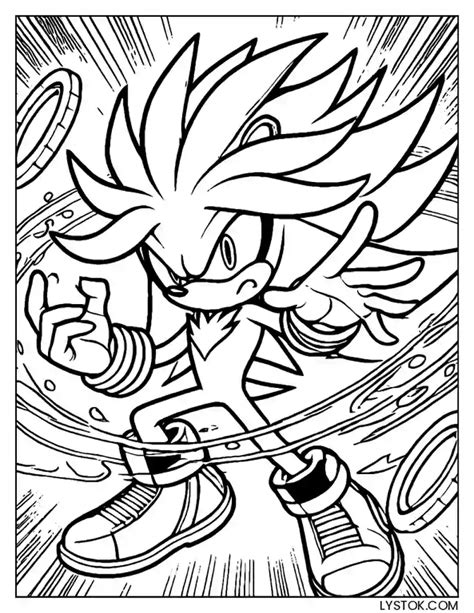 31 Безплатни за Печат Соник Картинки за Оцветяване за Възрастни и Деца Pdf