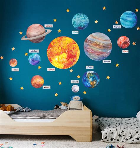 Large Wall Decals Solar System
