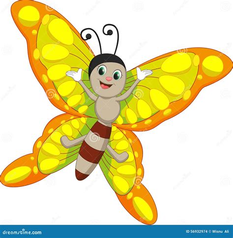 Cute Butterfly Cartoon 72771213