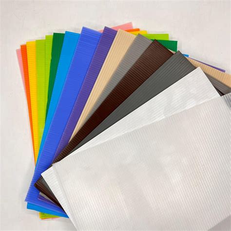 A4 Size 3mm Pp Impra Board Pp Hollow Sheet Plastic Polyplast Flute Corrugated Board 16