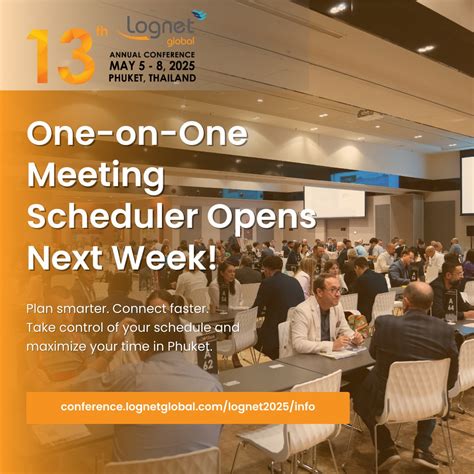 Lognet 🗓️ One On One Scheduler Opens April 9 The Most Important Part Of Your Lognet 2025