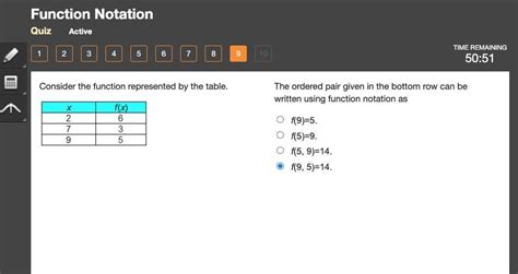 [free] consider the function represented by the table the ordered pair