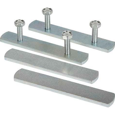 Strongway Sawmill Rail Guide System Steel Connector Kit Fits Rail 5ft