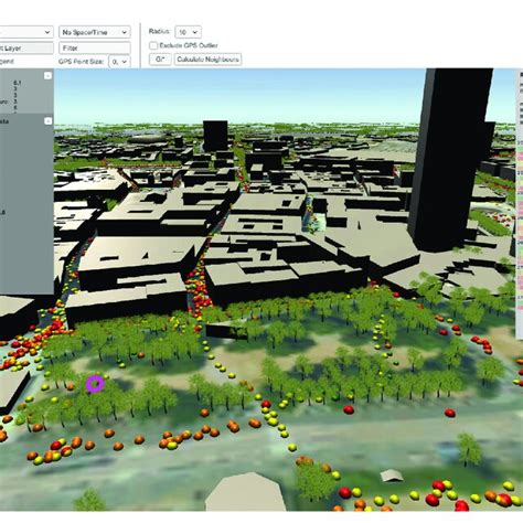 Screenshot Of The Application Showing Gui And Scene With Data Mobile Download Scientific