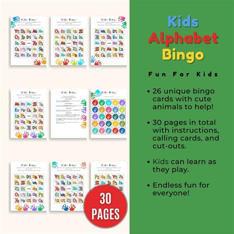 Alphabet Bingo Printable Printable Magic