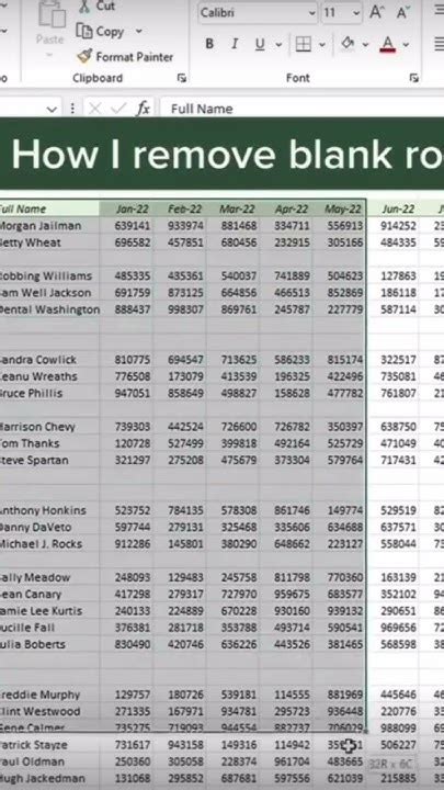 Remove Blank Rows Excel Exceltips Exceltutorial Msexcel Viral Youtube
