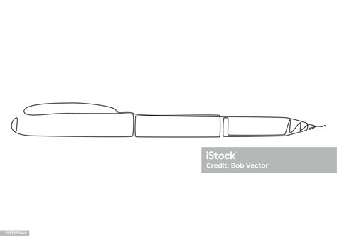볼펜의 연속 선 그리기 하나 씬 라인 일러스트 레이 션 벡터 개념 윤곽선 그리기 창조적 인 아이디어 개념에 대한 스톡 벡터 아트 및 기타 이미지 Istock