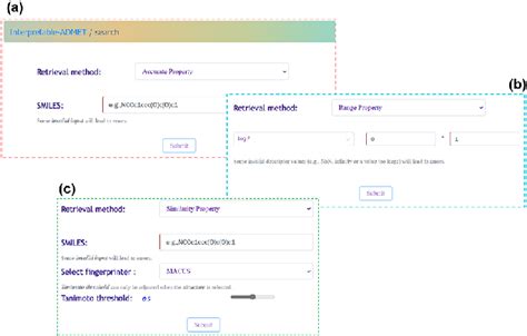 search modules a accurate search b range search and c