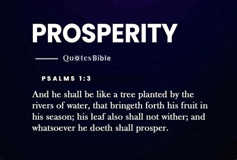 Prosperity Bible Verses — Bible Verses On Prosperity Finding True