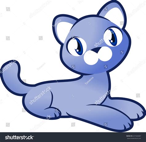 Tomcat Kitten Feline Tabby Kitty Pussy Stock Vector Royalty Free