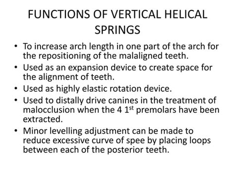 Loops In Orthodontics T Loop Bull Loop Vertical Loop Mushroom Loop Stop