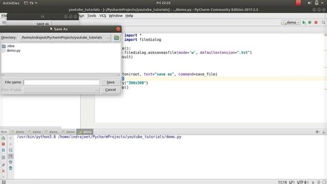 Python GUI Tutorial FileDialogbox Asksaveasfile YouTube