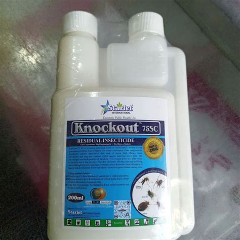 Knockout 75sc Residual Insecticide For Home Garden Pest Kitchen Also