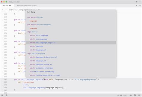 enabling low latency syntax aware editing using tree sitter — zed s blog