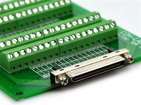 Scsi 50 Pin Connectors Data Acquisition Card Screw Terminal Blocks