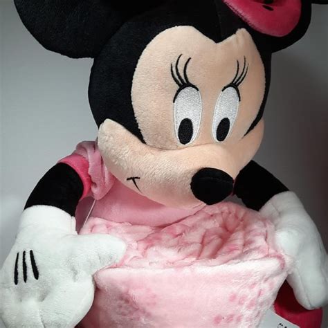 Disney Toys Minnie Mouse Cuddle Buddy Plush With Throw Two Ts In One Poshmark