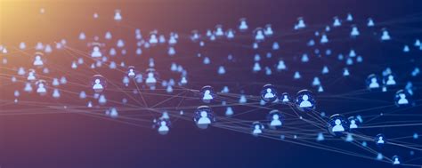 Panoramic View Of Connecting People With Internet Communication Social